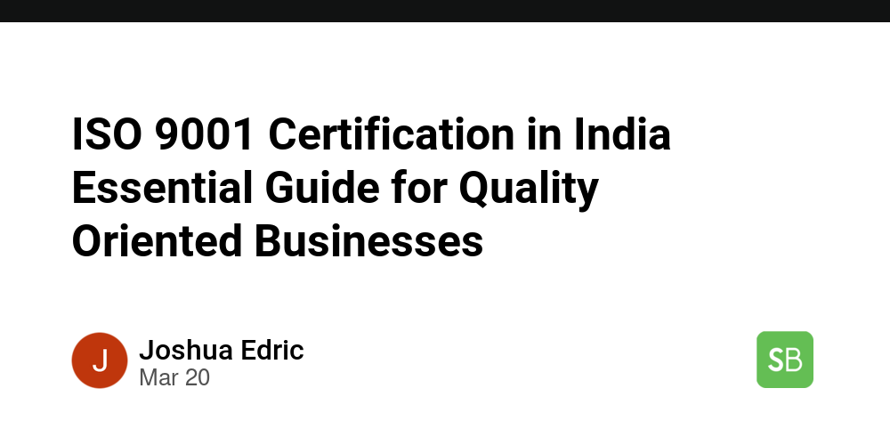 ISO 9001 Certification in India Essential Guide for Quality Oriented ...